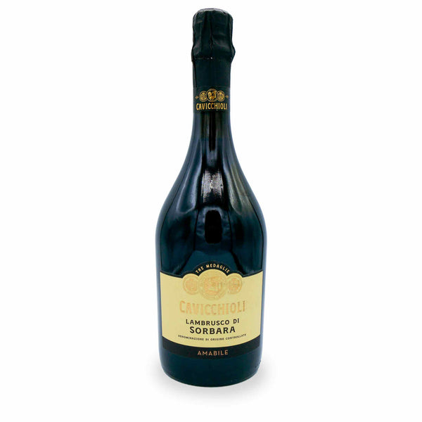 Vin rouge pétillant Lambrusco Amabile Grasparossa - L'Entrepôt Italien ...